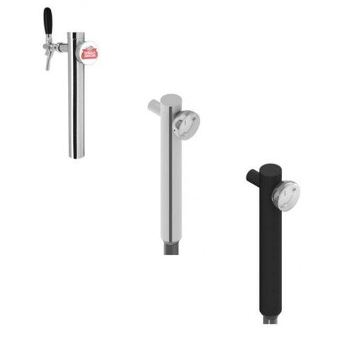 Beer Tower Illuminated Glyco Recirculation Loop Matte Draft Beer Dispensing Tower Brass 220v ...