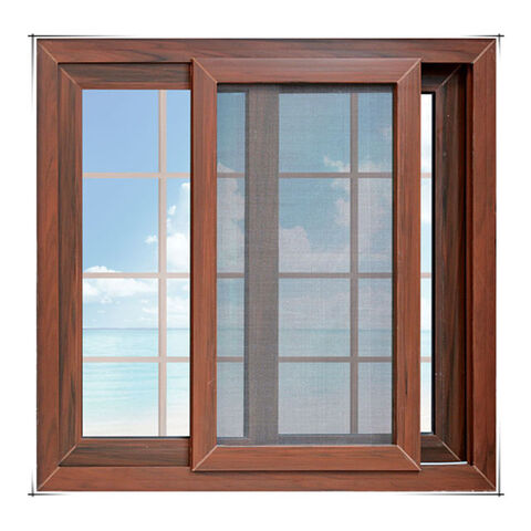 German Veka Upvc / Pvc Wood Color Frame Cheap House Sliding Windows For ...