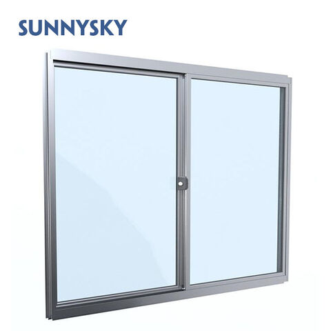 Buy Wholesale China 3 Track House Windows Aluminium Sliding Double ...