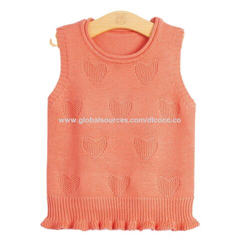 Buy Wholesale China Wholesale Girls' Wool Sweater Vest Spring And ...
