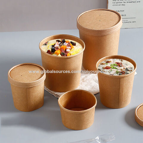 Buy Wholesale China Paper Bowl White Paper Hot Ramen Soup Cup Kraft ...