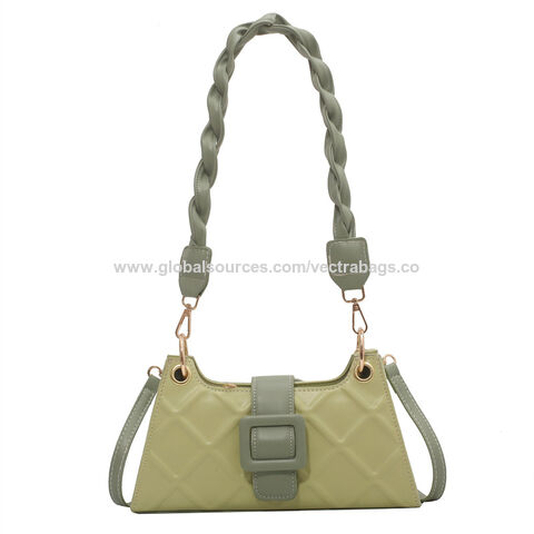 Buy Wholesale China (wd5563) Woven Handle Handbags Emboss Pattern Lady ...