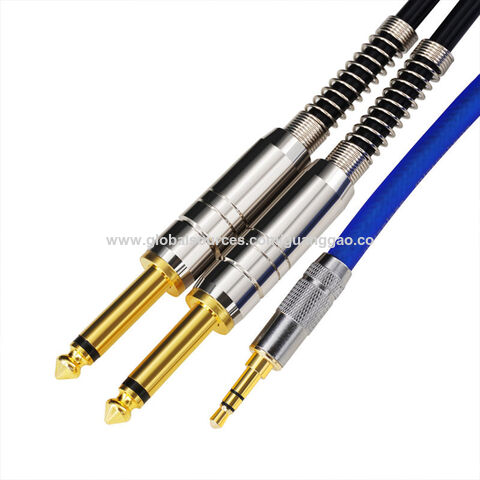 Buy Wholesale China High Quality Audio Cable 3.5mm To Double 6.5mm ...