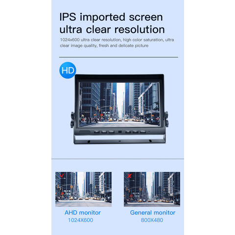 Buy Wholesale China 10 Inch Tft Lcd Screen Split Quad Car Monitor Dvr ...