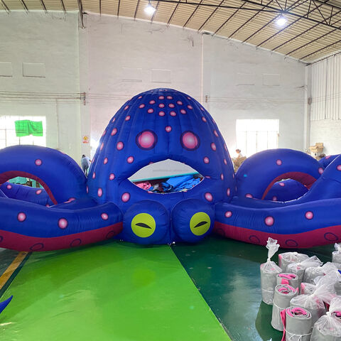 8m Giant Inflatable Dj Ufo Octopus Cabin Background Wall Booth Balloon ...