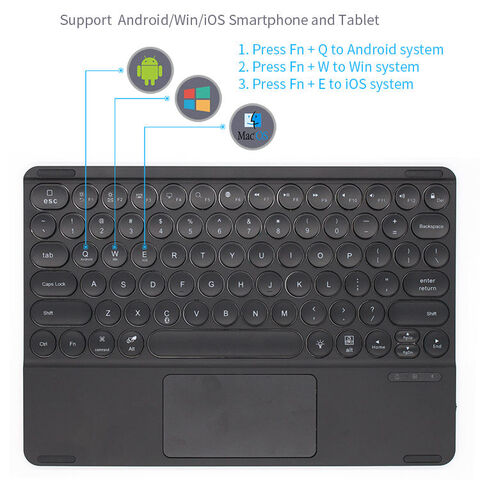 Buy Wholesale China With Touchpad Wireless Bt Keyboard Case For Ipad ...