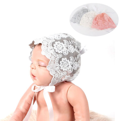 Bulk Buy China Wholesale Infant Newborn Plain White Cotton Lace Baby ...