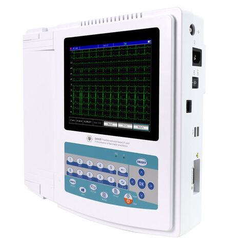 Contec Ecg1200g Ce Electrocardiograph 12-channel Ekg Ecg Machine With ...