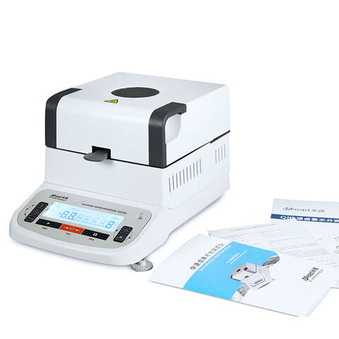 New Touch Screen Halogen Aluminum Digital Moisture Analyzer For Chemicals Grain Mineral ...