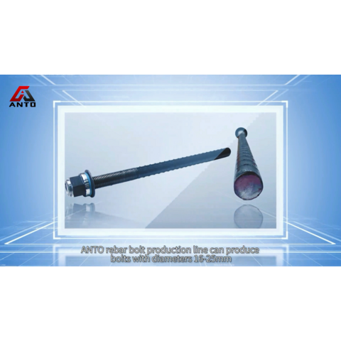 High-strength Mine Roof Rock Bolts Full Threaded Steel Rebar Anchor Rod ...