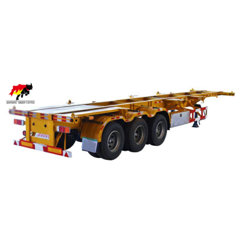 Buy Wholesale China China Brand 3 Axles 20/40ft Container Carrier Skeleton Semi-trailer Port-use ...
