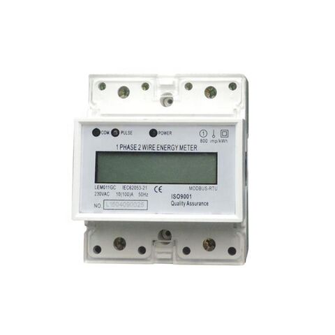 Buy Wholesale China Single Phase Din Rail Modbus Rtu Rs485 Energy Meter ...