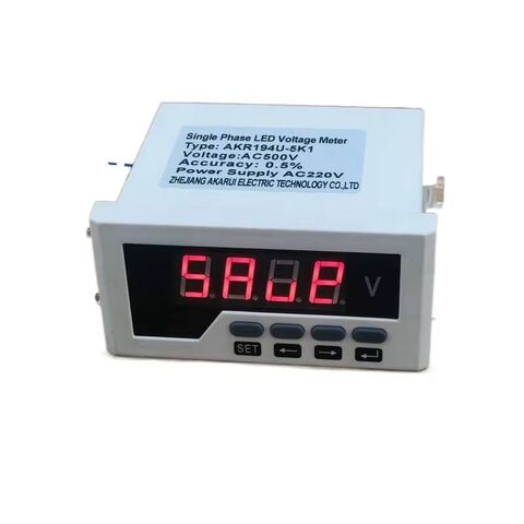 Buy Wholesale China 2021 Oem New Products Frame Single-phase Voltmeter ...