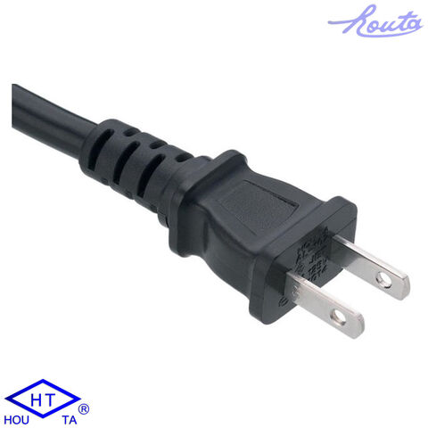 Buy Wholesale Taiwan Ul Csa Nema 1-15p 2-pin Straight Ac Plug, Non ...