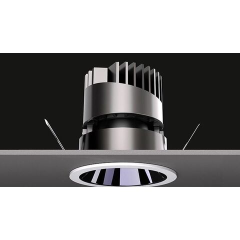 Mounted Round 12w Glare Spot Light Adjustable Recessed Led Downlight ...