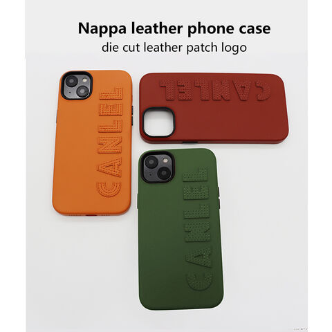 Buy Wholesale China Customized Fashion Nappa Leather Phone Case Die Cut ...
