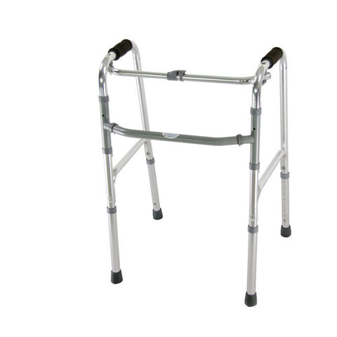 One Botton Quick Folding Walker Cheap Walking Aid Forearm Adult Walker ...