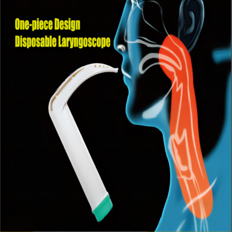 Laryngoscope Set 70 Degree Blade Price Medical Intubation Flexible Fiber Optic Lamp Portable ...