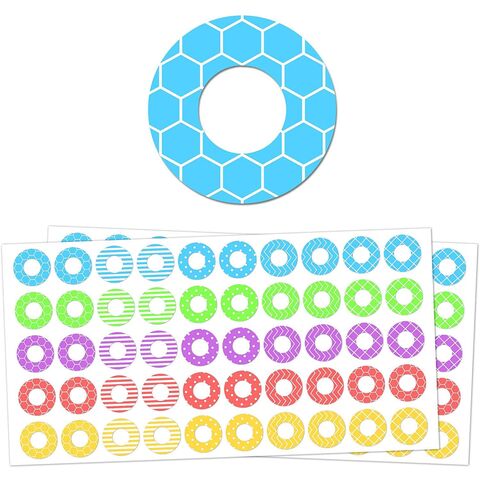 Hole Punch Reinforcement Sticker Labels, Tear Resistant Plastic Circles ...