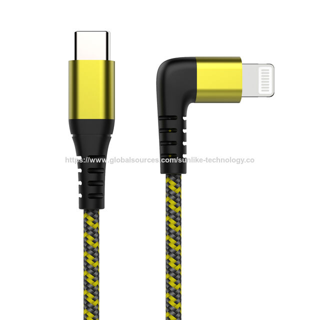 Manufacturer, Sunlike Angle Gaming Cable, 90° Angle Design, Bright ...