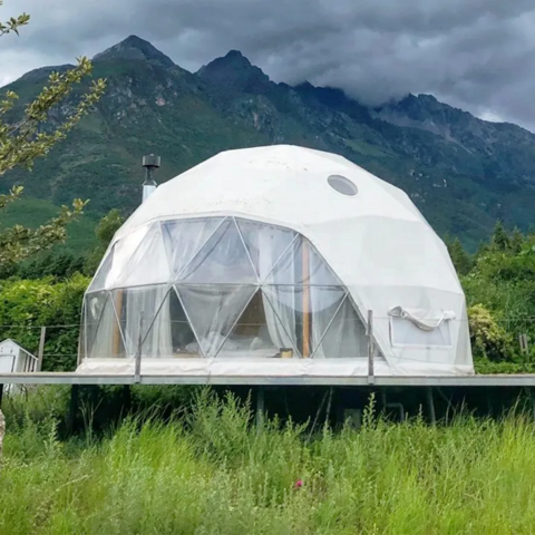 Geodesic Dometransparent Dome Tent Dome Luxury Glamping Resort Camping ...