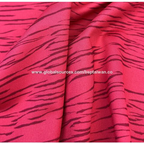 Coolmax/poly/spandex Printed Jersey Fabric $1 - Wholesale Taiwan Fabric ...