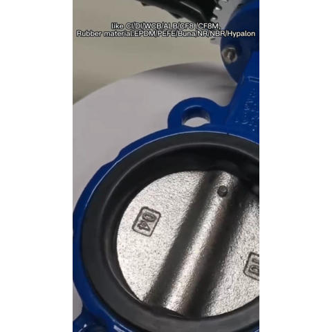 D71x D371x D373h D343h Best Price 2-24" Ductile Iron Epdm Nbr Rubber Seated Soft Seal Wafer Type ...