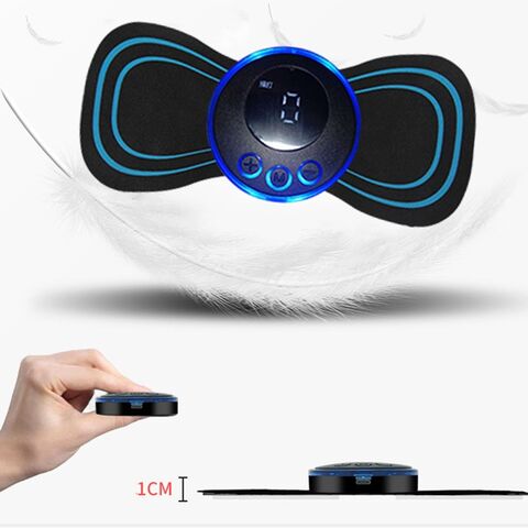 Portable Wireless Mini Electric Massager Patches Tens Ems Acupoint Body ...