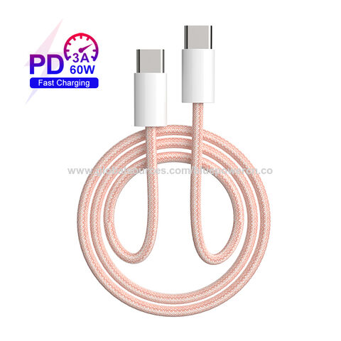 Buy Wholesale China Ce Certified Nylon Braided 60w Data Cable 3a Pd ...