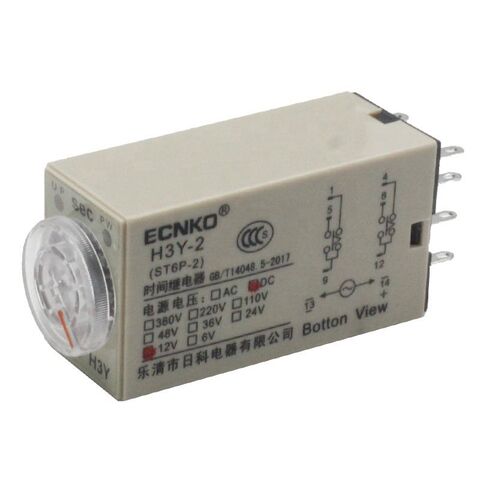 Buy Wholesale China Time Delay Relay 12v Dc Alion Ah3-3 Multi Range ...
