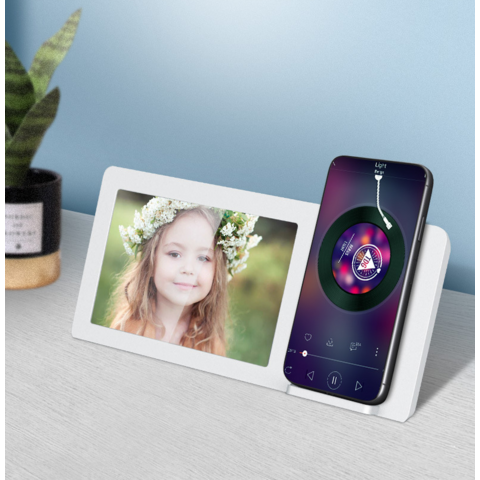 Oem+abs+photo Frame Wireless Charging - China Wholesale Wireless ...