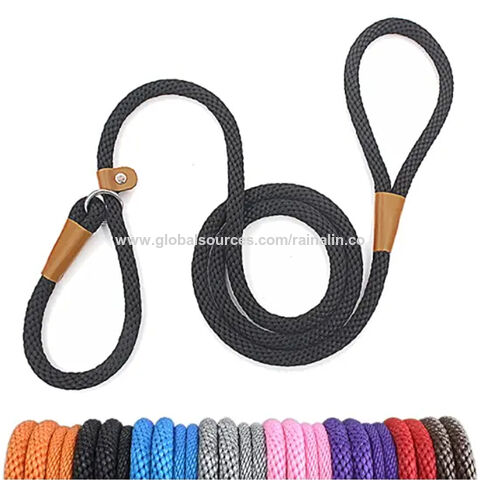 Buy Wholesale China Dog Leash Slip Rope Waterproof Nylon Dog Leash No ...