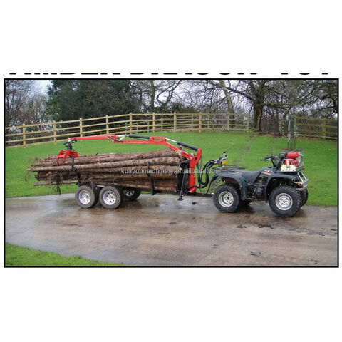 Buy Wholesale China Atv Timber Trailer Wheels/forestry Trailer Atv Log ...