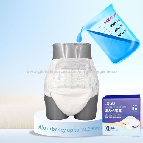 Personal Care Leak Guard Hygienic Sap Absorption Core Adult Diapers ...