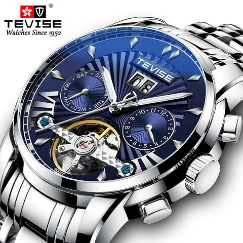Tevise Automatic Watch Stainless Steel Best Budget Automatic Watch For ...