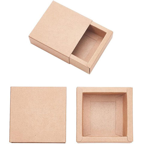 Buy Wholesale China Kraft Paper Drawer Box Gift Packing Small Crafts ...