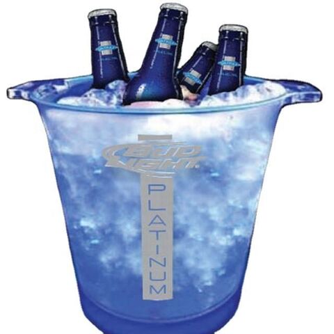 Bud Light Blue Plastic Beer Ice Bucketpopular - China Wholesale Bud ...