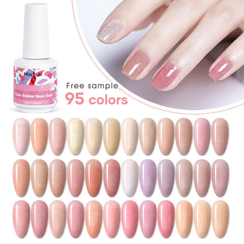 Buy Wholesale China Missgel Custom 95 Nude Colors Ruber Base Coat ...