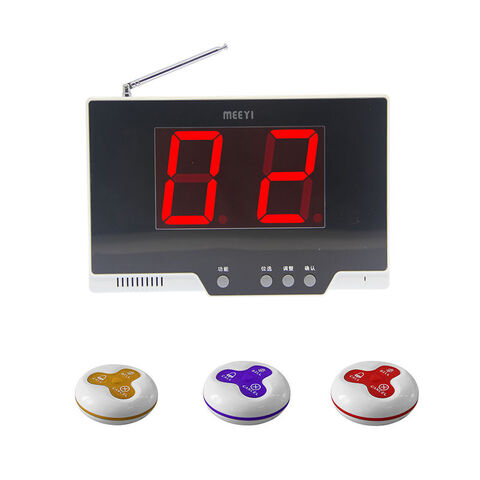 Meeyi Restaurant Buzzer Cafe Shop Menu-holder Paging Table Calling ...