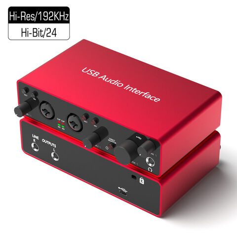 Buy Wholesale China 48v Phantom Power Usb Audio Interface Studio ...