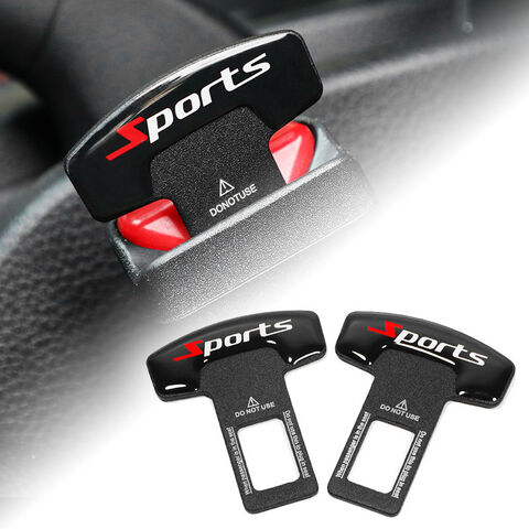 Universal Car Seat Belt Buckle Lock Auto Tongue Clip Car Seat Safety ...