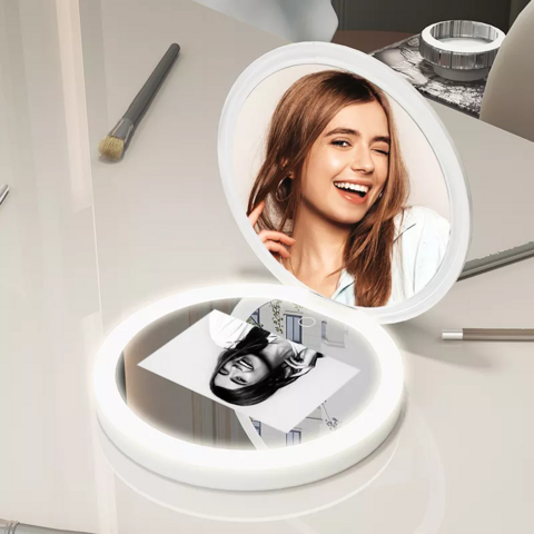 Buy Wholesale China New Design Smart Makeup Mirror Led Visible ...