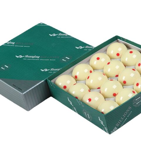 Buy Standard Quality China Wholesale 57.2mm Pool Table Game Six Red ...