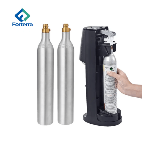 Buy Wholesale China 0.6l Aluminum Co2 Cylinder Co2 Gas Bottle 425g Tped Certified Soda Cylinder ...