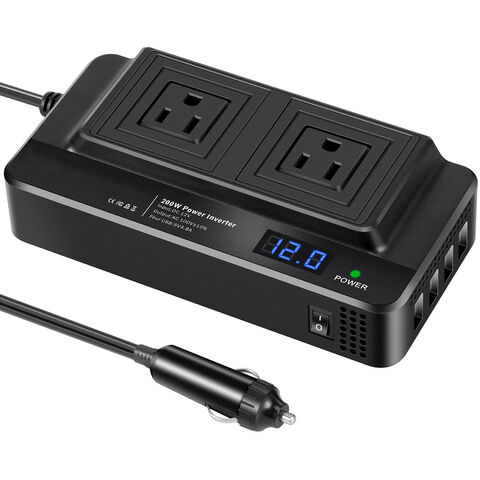 200w Portable Car Inverter Dc 12v 24v Auto To Ac 220v Car Power ...