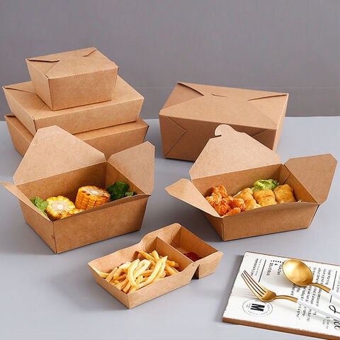 Eco Friendly Disposable Custom Fast Food Packing Box Take Out Snack ...