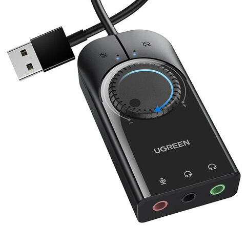 Ugreen Sound Card Usb Audio Interface External 3.5mm Microphone Audio ...