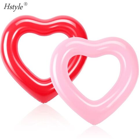 Buy Standard Quality China Wholesale 2 Pieces Pink Red Heart Pool Float ...