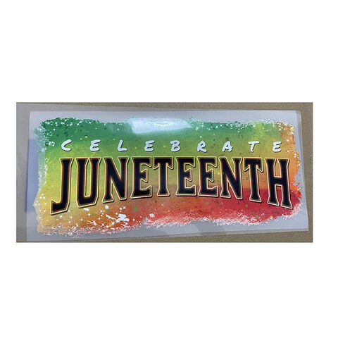 Factory Wholesale Transfer Printing Juneteenth Pet Dtf Film Heat ...