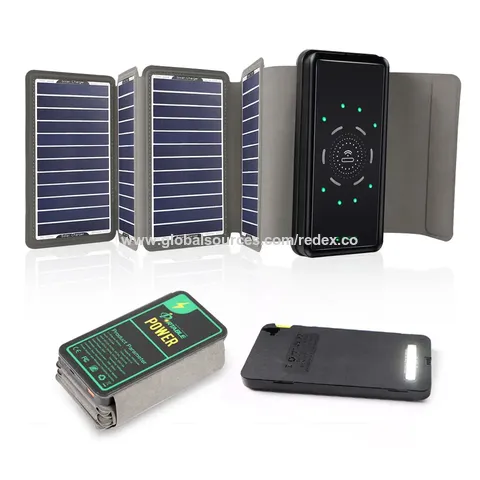 Wireless Waterproof Mobile Solar Charger Power Banks 10000mah Foldable ...